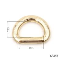 China Bag Accessories 20mm D Ring Buckle Strong D Buckle Slider Bag Strap Adjust Buckle Dog Collar D Ring Connector for sale