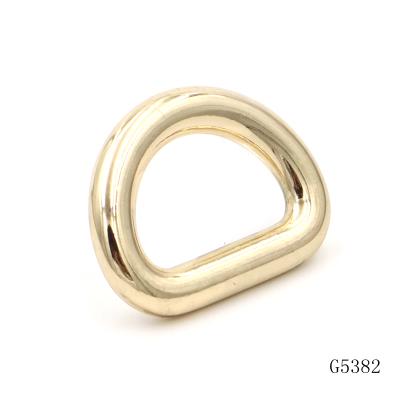 China Bag Accessories 20mm D Ring Buckle Strong D Buckle Slider Bag Strap Adjust Buckle Dog Collar D Ring Connector for sale
