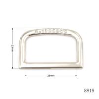 China Quality Logo D Ring Buckle Dog Collar Hardness 25mm Strap Adjuster Slider Pet Hardware D Buckle Bag Accessories for sale