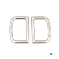 China Quality Logo D Ring Buckle Dog Collar Hardness 25mm Strap Adjuster Slider Pet Hardware D Buckle Bag Accessories for sale