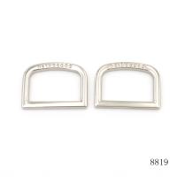 China Quality Logo D Ring Buckle Dog Collar Hardness 25mm Strap Adjuster Slider Pet Hardware D Buckle Bag Accessories for sale