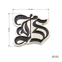 China Fashion Design Bag Brand Logo Label Custom Flower Enamel Color Label for Handbag Plate Accessories for sale