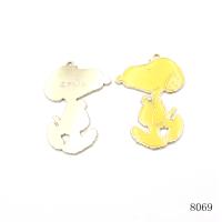 China 3D Metal Logo Label Custom Animal Logo Tag Metal Key Chain Hanging Tag Soft Enamel Pendants for sale