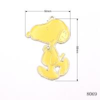 China 3D Metal Logo Label Custom Animal Logo Tag Metal Key Chain Hanging Tag Soft Enamel Pendants for sale