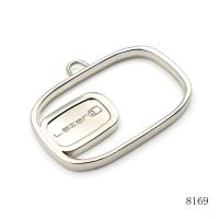 China Handbag Hardware Accessories Nickel Custom Metal Logo Label Metal Brand Logo Hanging Plate for sale