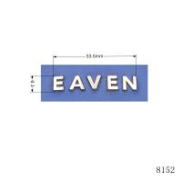 China Nickel Custom Metal Logo Letters Metal Brand Logo Plate For Bag Hardware Accessories for sale