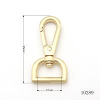 China 17mm Zinc Alloy Snap Hook, Swivel Trigger Snap Hook, Swivel Eye Bolt Snap Hook, Locking Swivel Metal Snap Hook Buckle for Bag Hardware Accessories for sale