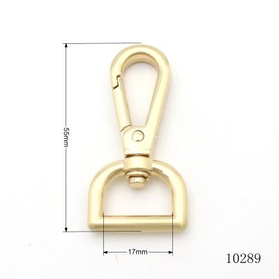 China 17mm Zinc Alloy Snap Hook, Swivel Trigger Snap Hook, Swivel Eye Bolt Snap Hook, Locking Swivel Metal Snap Hook Buckle for Bag Hardware Accessories for sale