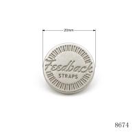 China Custom Logo Rivets, Solid Metal Screw Rivets for Bags, Flat Rivet Logo, Custom Logo Shiny Rivets, Zinc Alloy Bag Hardware Accessories 20mm for sale