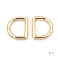 China Custom Zinc Alloy D Ring for Bags | Light Gold Bag Hardware for sale