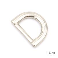 China 12mm Flat D Ring Buckle for Bags | Zinc Alloy Metal Hardware for sale