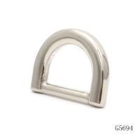 China 12mm Flat D Ring Buckle for Bags | Zinc Alloy Metal Hardware for sale