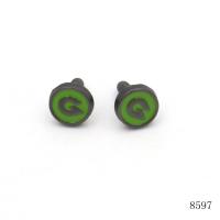 China Custom Round Zinc Alloy Screw Rivets with Enamel Logo, Metal Decorative Stud Buttons, Color Filled Logo Screw Back Rivets for Bags, Backpacks, Leather Crafts and Garment Hardware Accessories for sale
