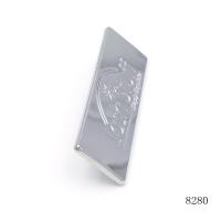 China Bag Name Plate Chrome Rectangle Customized Logo Label Plate with Screw Attach Bag Labels for sale