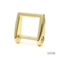 China Quality Openable D Ring Buckle Screw Detachable Bag Strap Buckle 19.5mm Adjuster D Buckle for sale