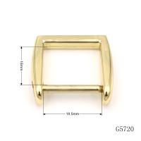 China Quality Openable D Ring Buckle Screw Detachable Bag Strap Buckle 19.5mm Adjuster D Buckle for sale