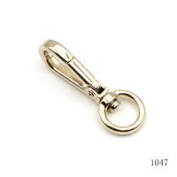 China Wholesale Zinc Alloy Swivel Trigger Snap Hook, 50.5mm Light Gold Plated Lobster Clasp with Rotating D Ring, Metal Bag Hardware for Handbag Strap, Keychain, Pet Leash and Luggage Connection Accessories for sale