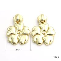 China Flower Shape Metal Zipper Puller Gold Plated Bag Zipper Pull for sale
