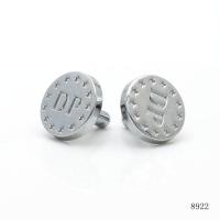 China 12mm Round Embossed Star Metal Rivet With Custom Logo for Handbag for sale