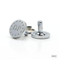China 12mm Round Embossed Star Metal Rivet With Custom Logo for Handbag for sale