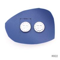 China 12mm Round Embossed Star Metal Rivet With Custom Logo for Handbag for sale