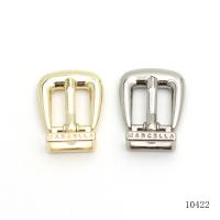China Custom Embossed Logo Metal Pin Buckle, Adjustable Strap Buckle for sale