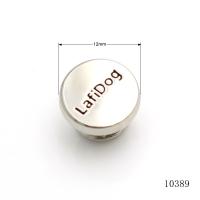China Custom Logo Metal Rivets Gold Plated Pet Hardware Buttons for sale