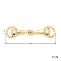 China Gold Tassel Swivel D Ring Metal Hardware for Bag Strap Decor for sale