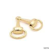 China Gold Tassel Swivel D Ring Metal Hardware for Bag Strap Decor for sale