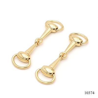 China Gold Tassel Swivel D Ring Metal Hardware for Bag Strap Decor for sale