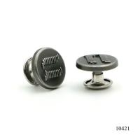 China Custom Embossed Metal Rivet Stud For Leather Craft Garment Bag Hardware for sale