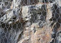 China Rock Fall Protection Steel Wire Netting 80x100mm Mesh with 2.7mm Wire Diameter and Heavy Galvanized Coating for sale