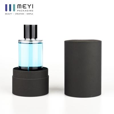 China Cylinder 100ml Glass Bottles With Lids Screw Cap Output 0.075ml for sale