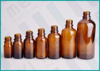 China Amber Glass Dropper Bottles With Different Types Dropper / Essential Oil dropper bottle for sale
