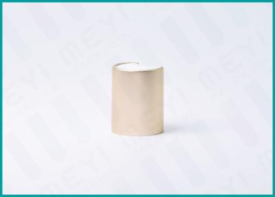 China Champagne Aluminum Disc Top Cap 18/410 Anti - Leakage With White Top for sale
