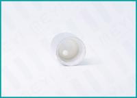 China Matt Silver Aluminum Disc Top Bottle Cap Closure 20/410 With Transparent Top for sale