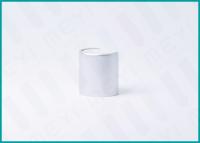 China Matt Silver Aluminum Disc Top Bottle Cap Closure 20/410 With Transparent Top for sale
