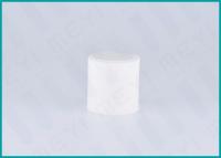 China 24/410 White Disc Top Plastic Bottle Closures For Hair Care Products for sale