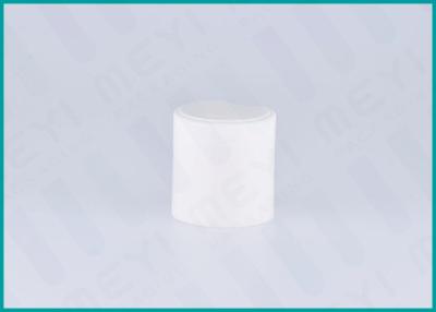 China 24/410 White Disc Top Plastic Bottle Closures For Hair Care Products for sale