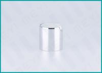 China Silver Metalized Disc Top Cap 24/410 Anti - Spill With White Actuator for sale