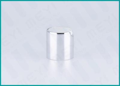 China Silver Metalized Disc Top Cap 24/410 Anti - Spill With White Actuator for sale