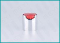 China 24/410 Metalized Disc Top Cap / Bottle Top Lids For Hair Styling Products for sale