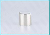 China Light Glossy Gold Disc Top Polypropylene Bottle Caps 24/410 With White Actuator for sale