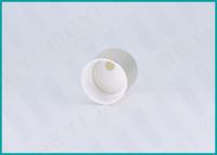 China Light Glossy Gold Disc Top Polypropylene Bottle Caps 24/410 With White Actuator for sale
