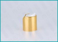 China 24mm Disc Top Cosmetic Bottle Caps Frost Finish With Multi - Colour Options for sale
