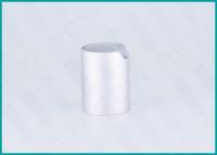 China 24/415 Silver Disc Top Cap For Plastic Bottle , Bottle Top Cap For Hair Care Soap for sale