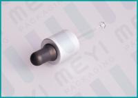 China Matt Silver Aluminum Dropper 15/415 With Black Rubber Teat For Dropper Bottles for sale