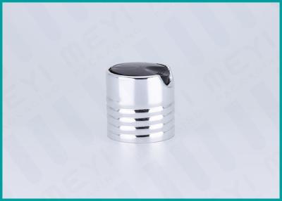 China Shiny Silver Aluminum Screw Disc Top Cap 28/410 For Hand Washing Products for sale