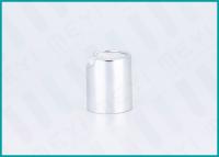 China UV Plastic Disc Top Cap 20/415 In Shiny Silver With White actuator For Gels for sale