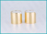 China Gold Disc Top Cap 24/410 With White Top Cap Dispenser Cap For Shampoos for sale